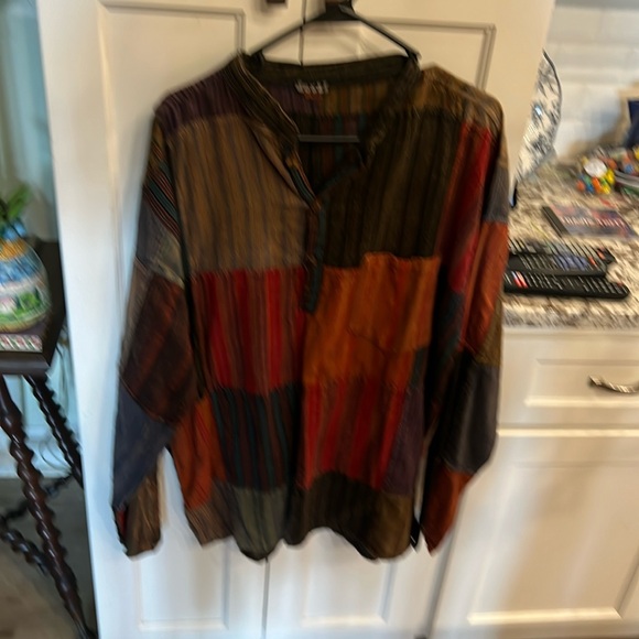 Jayli | Shirts | Jayli Badass Hippie Boho Color Block Long Sleeve Dress ...